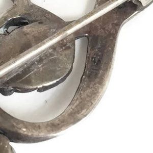 Vintage | Jewelry | Vintage Sterling Silver Music Notes Brooch Pin ...